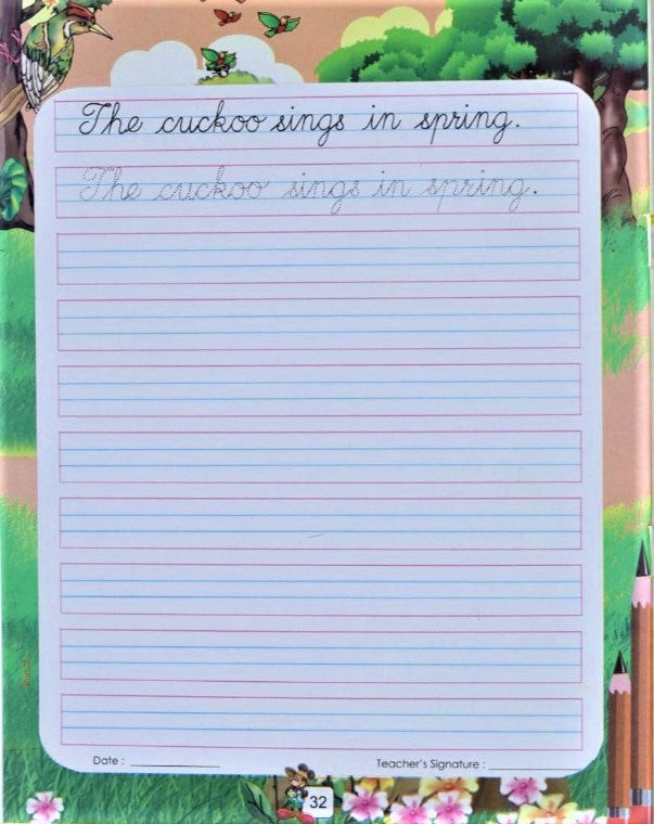 Cursive Writing Book 2 - Capital Letters, Small Letters, Joining Lette ...