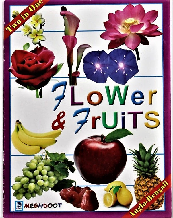 A series of 5 books for early learning - fruits flowers vegetables fis ...