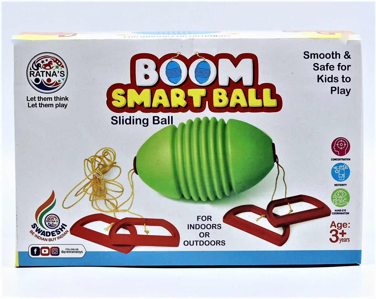 Boom Smart Ball Sliding Ball Game for Indoors or Outdoors Play for Kid ...