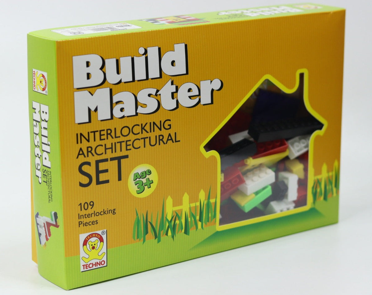 Build Master interlocking architectural set of 109 interlocking pieces ...