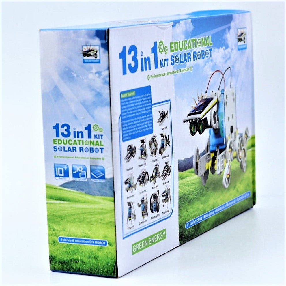 New Game 13-in-1 Education Solar Powered Robot DIY Building Toys for 8 ...