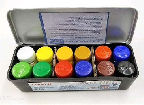 Camel Poster Colours - 12 Shades 10 ml each Smooth Multicolor with art ...