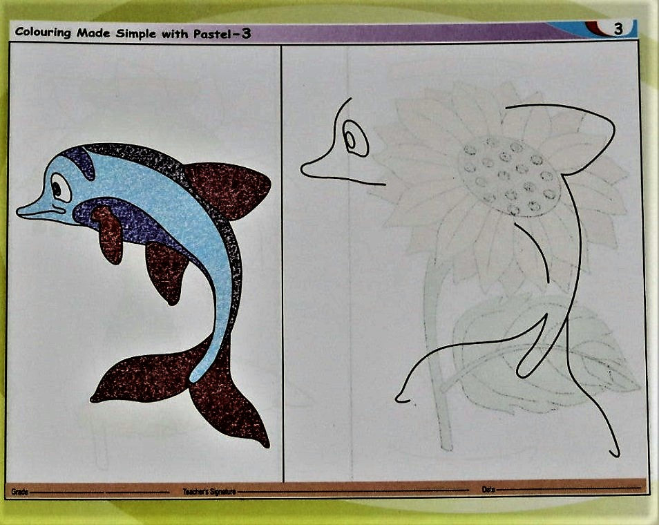 Coloring Made Simple with Pastel Set 3 – A drawing and coloring book f ...