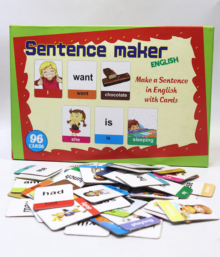 DgCrayons English Build A Sentence Maker Flash Card Learning and Educa ...