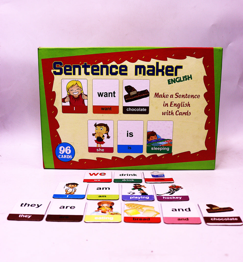 DgCrayons English Build A Sentence Maker Flash Card Learning and Educa ...