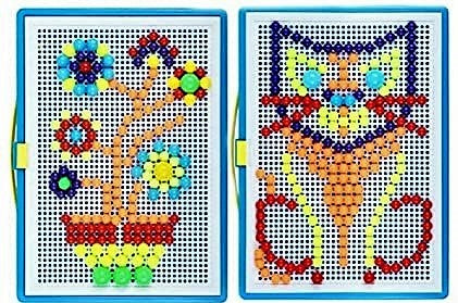 Creative Pin Pad Block with Attractive Pegboard Puzzle Educational Bui ...