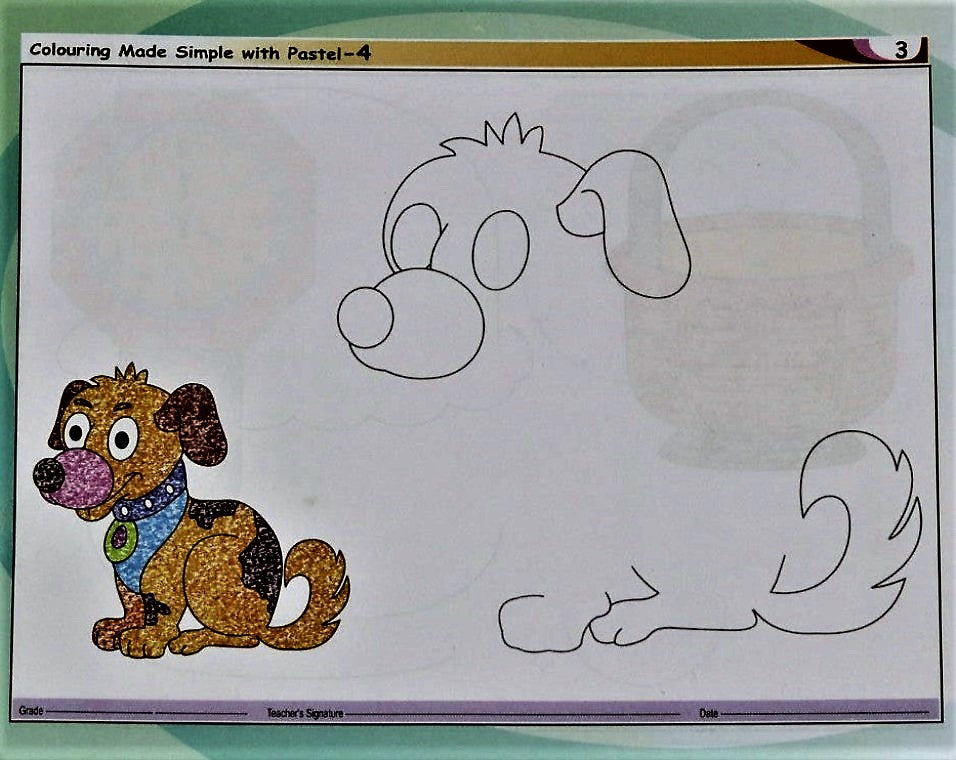 Coloring Made Simple with Pastel Set 4 – A drawing and coloring book f ...