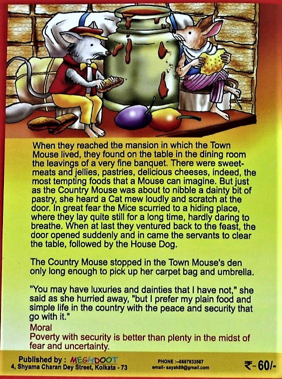 Aesop's Fable – A Collection of Moral Lessons (Children’s story book ...