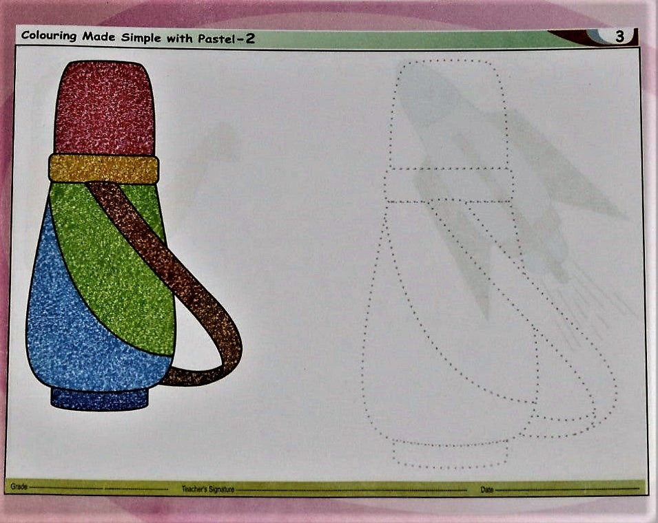 Coloring Made Simple with Pastel Set 2 – A drawing and coloring book f ...