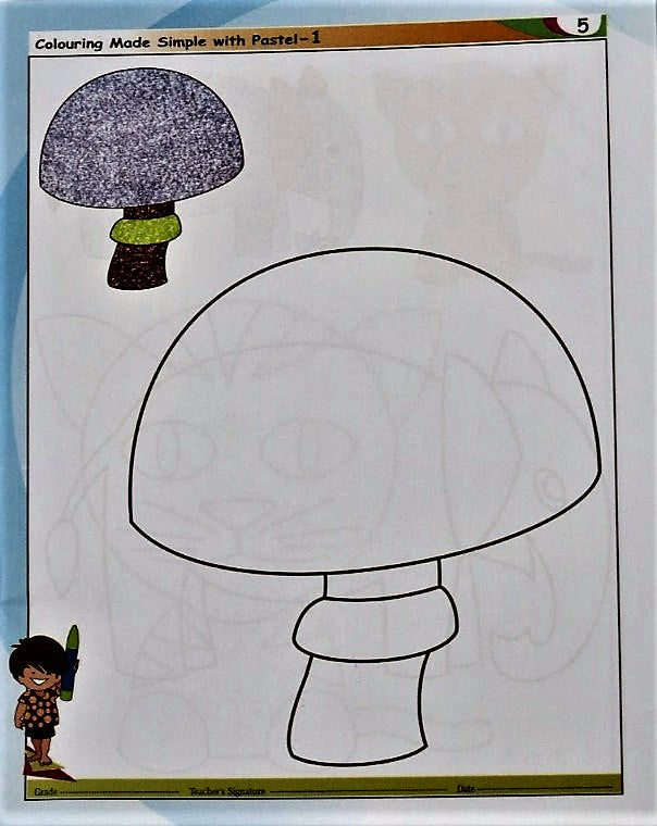 Coloring Made Simple with Pastel Set 1 – A drawing and coloring book f ...