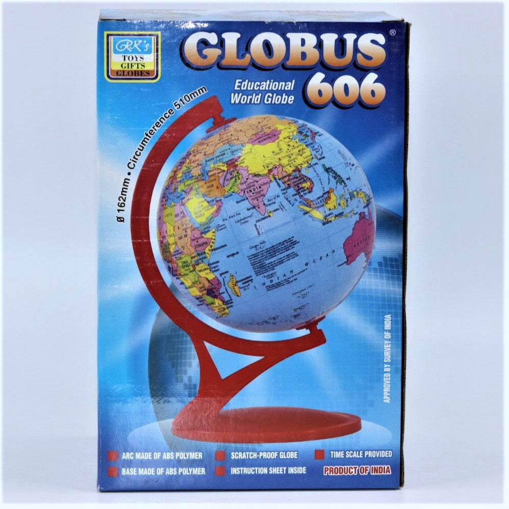 Globus 606- Educational World Globe - 25 cm height, 16.2 cm diameter r ...